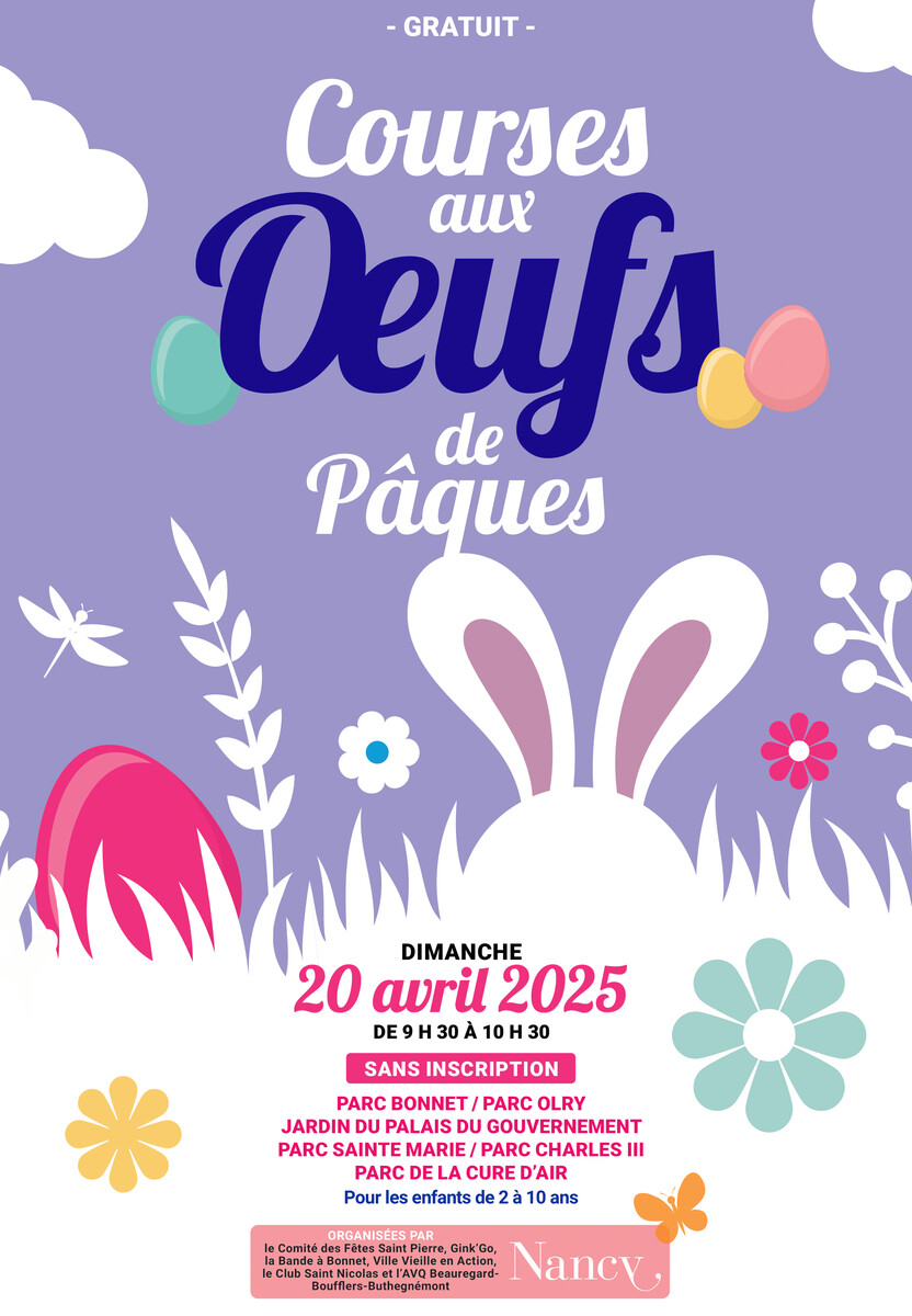 Courses aux œufs de Pâques: Ville de Nancy